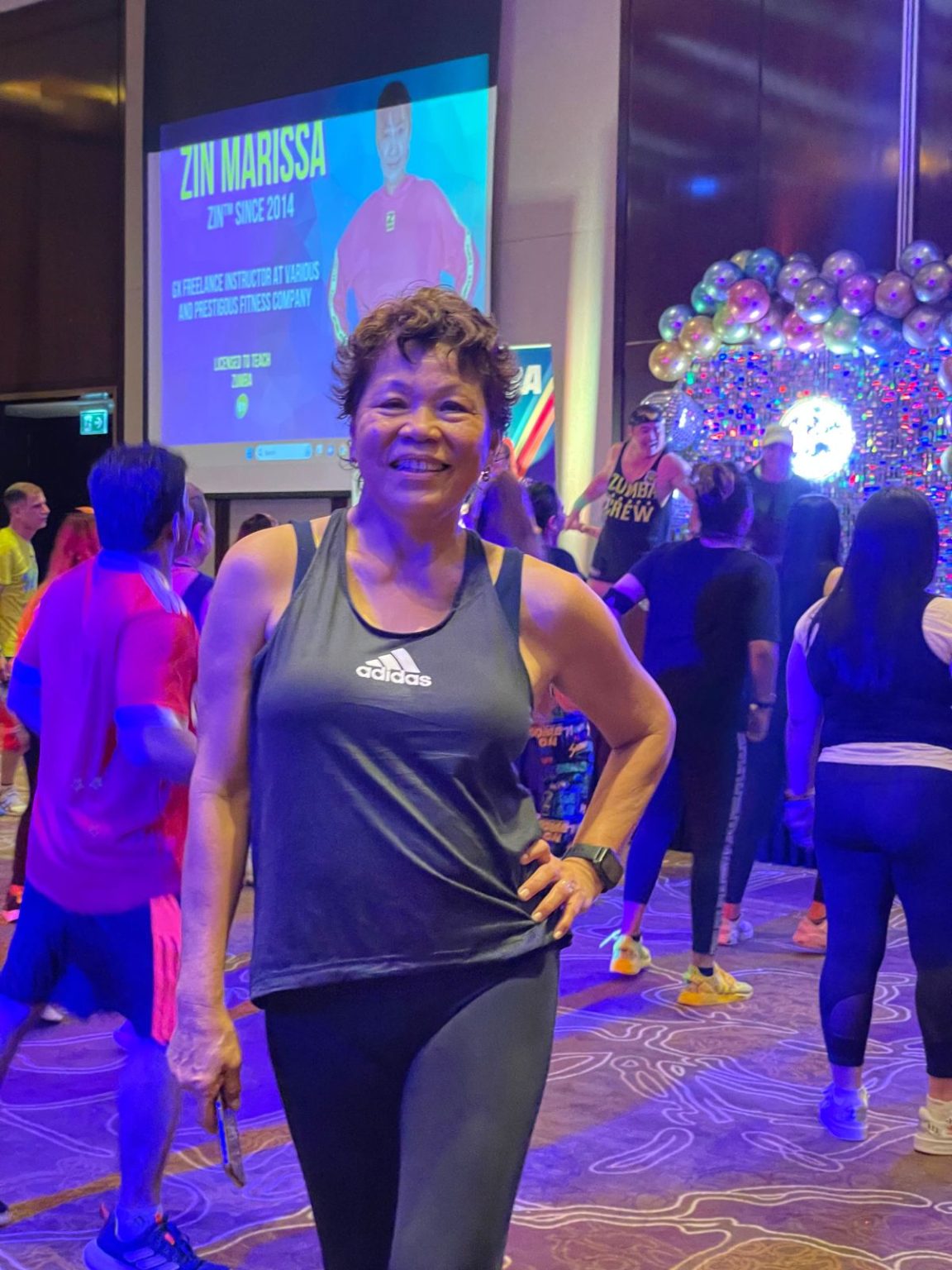 Filipina Zumba instructor leads over 100 participants in 'Zumba Fiesta ...