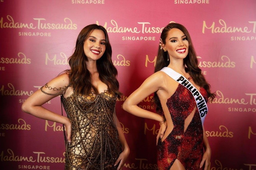Catriona Gray's wax figure moves to Hong Kong - The Filipino Times