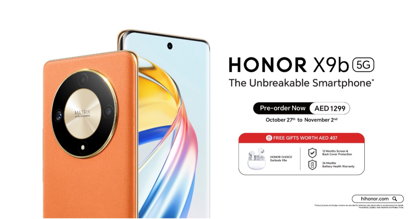HONOR Announces the Pre-order of HONOR X9b 5G with Unbeatable Durability and Powerful 5800mAh ...
