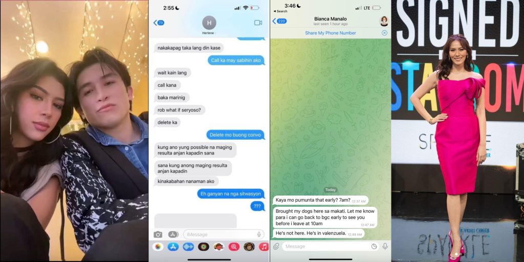 Rob Gomez, Bianca Manalo and Herlene Budol are hot topic following alleged message leaked - The ...