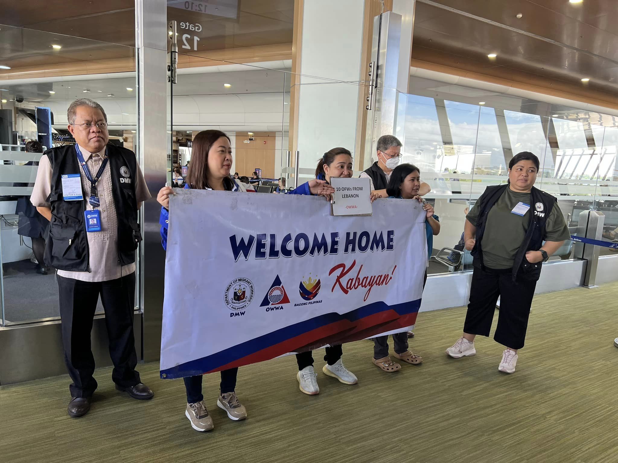 9 OFWs repatriated from Lebanon- DMW - The Filipino Times