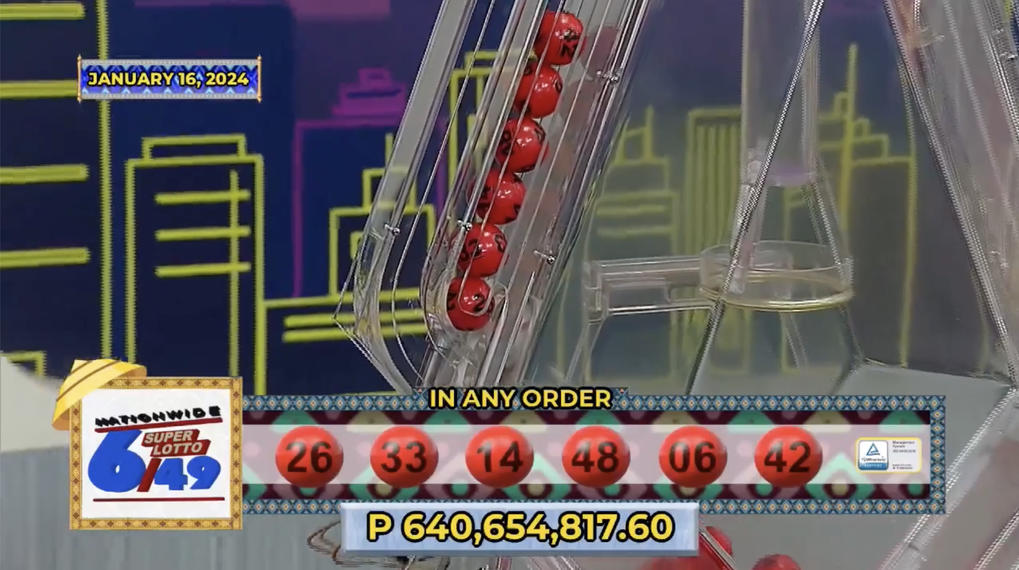 Lone bettor wins P640 Super Lotto 6/49 draw jackpot – The Filipino Times
