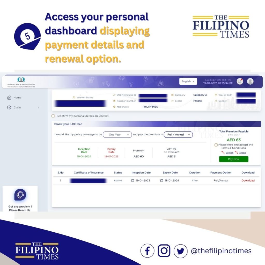 OFW Guide: How to update your unemployment insurance (ILOE) - The Filipino Times