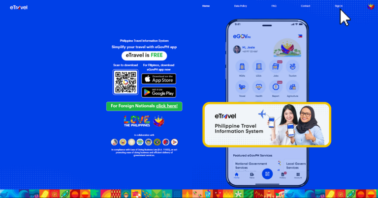 Step-by-step guide: How to use eTravel on web - The Filipino Times