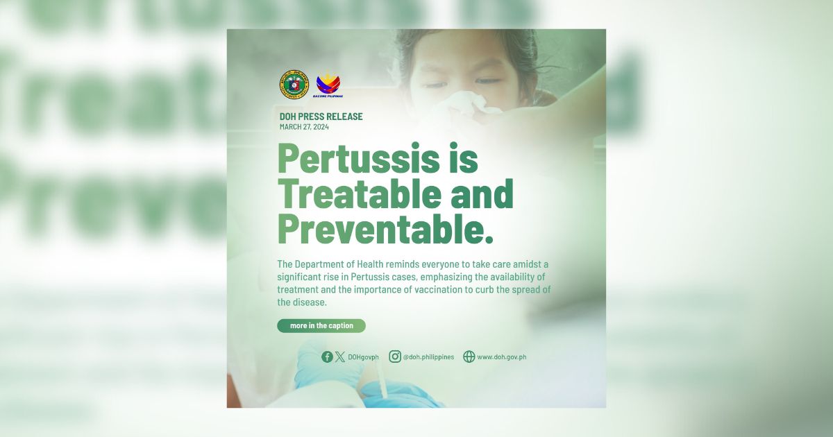 'Treatable and preventable': DOH reminds the public on availability of ...