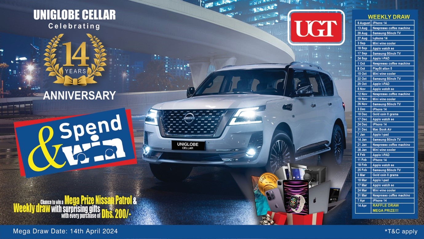 Uniglobe Cellar's 'Spend & Win' raffle: Win a Nissan Patrol and more ...