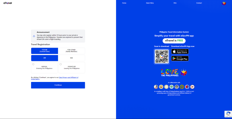 Step-by-step guide: How to use eTravel on web - The Filipino Times