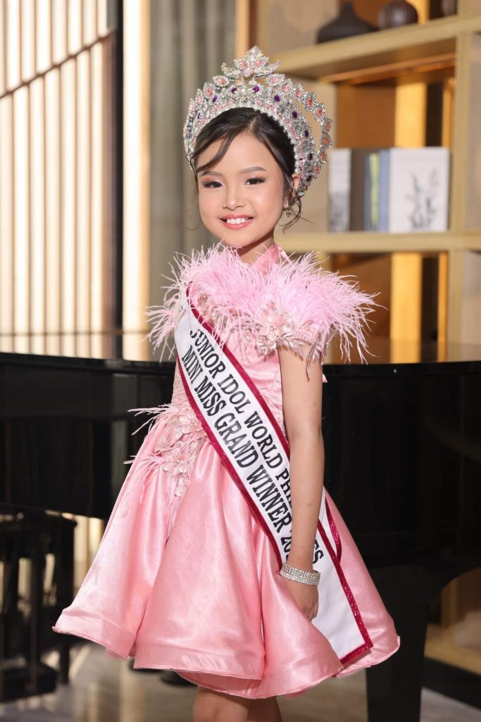 Nine-year-old Filipina based in UAE crowned as Mini Miss Grand Winner ...