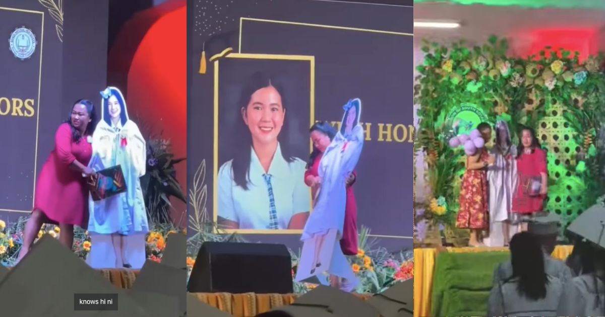 Family accepts diploma, medal with deceased student's life-sized ...