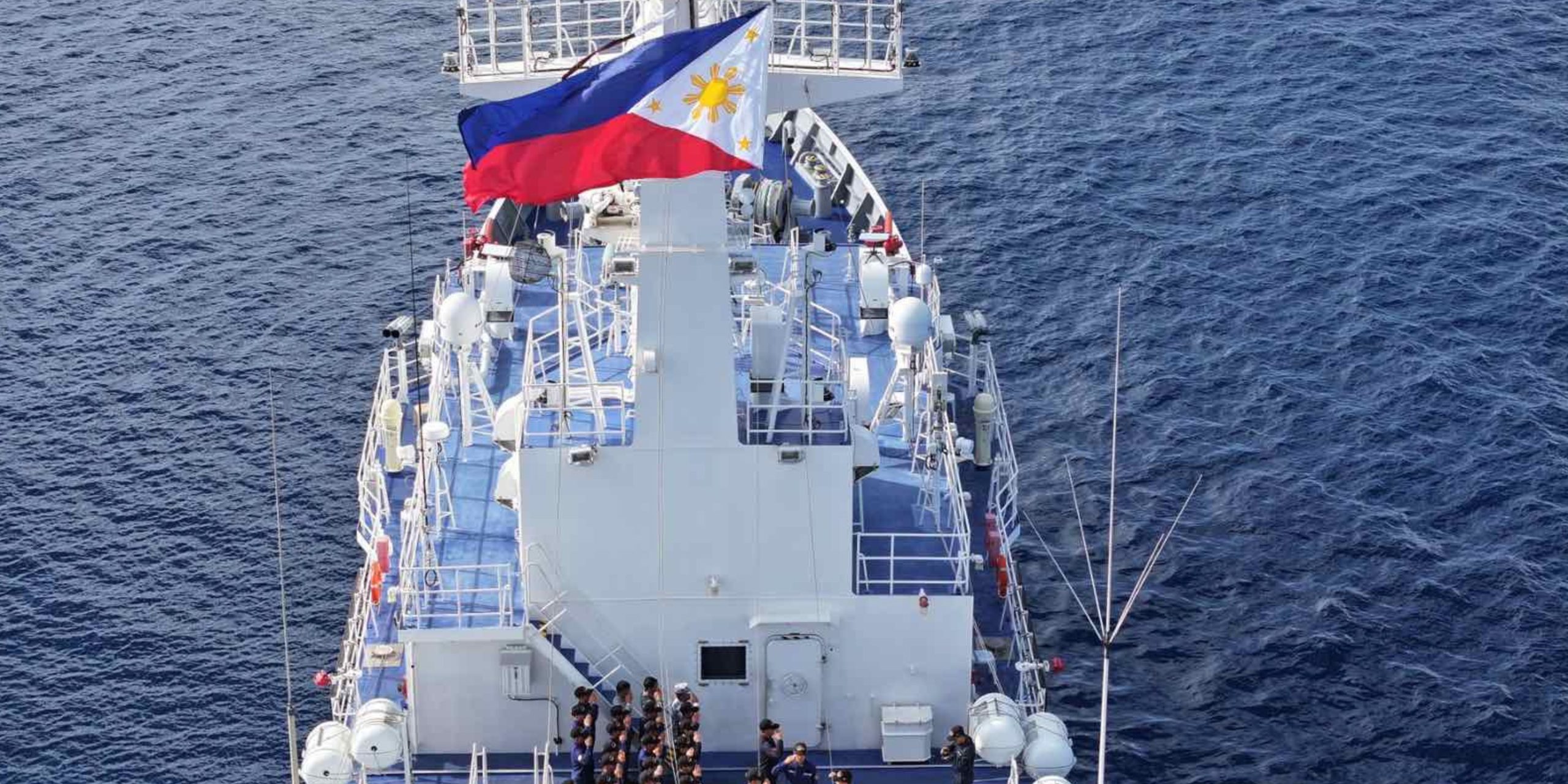 PCG raises PH flag in Sabina Shoal for the first time on Independence ...