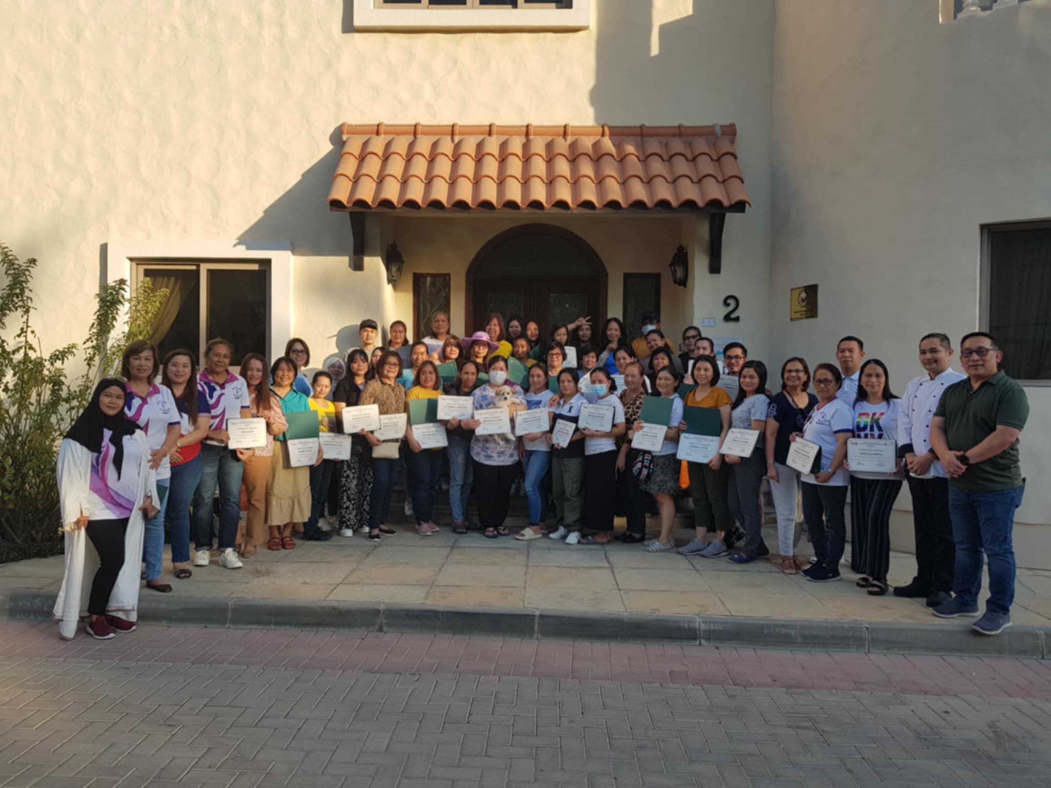 Overseas Filipino Workers participate in skill-building training on ...