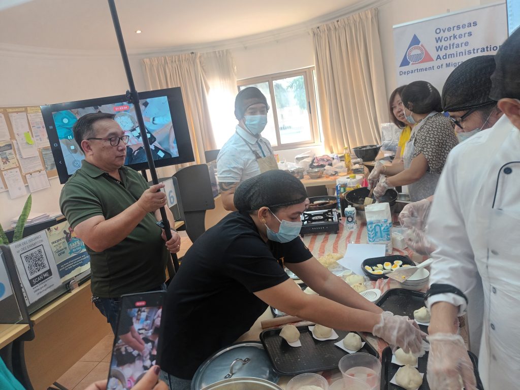 Overseas Filipino Workers participate in skill-building training on ...