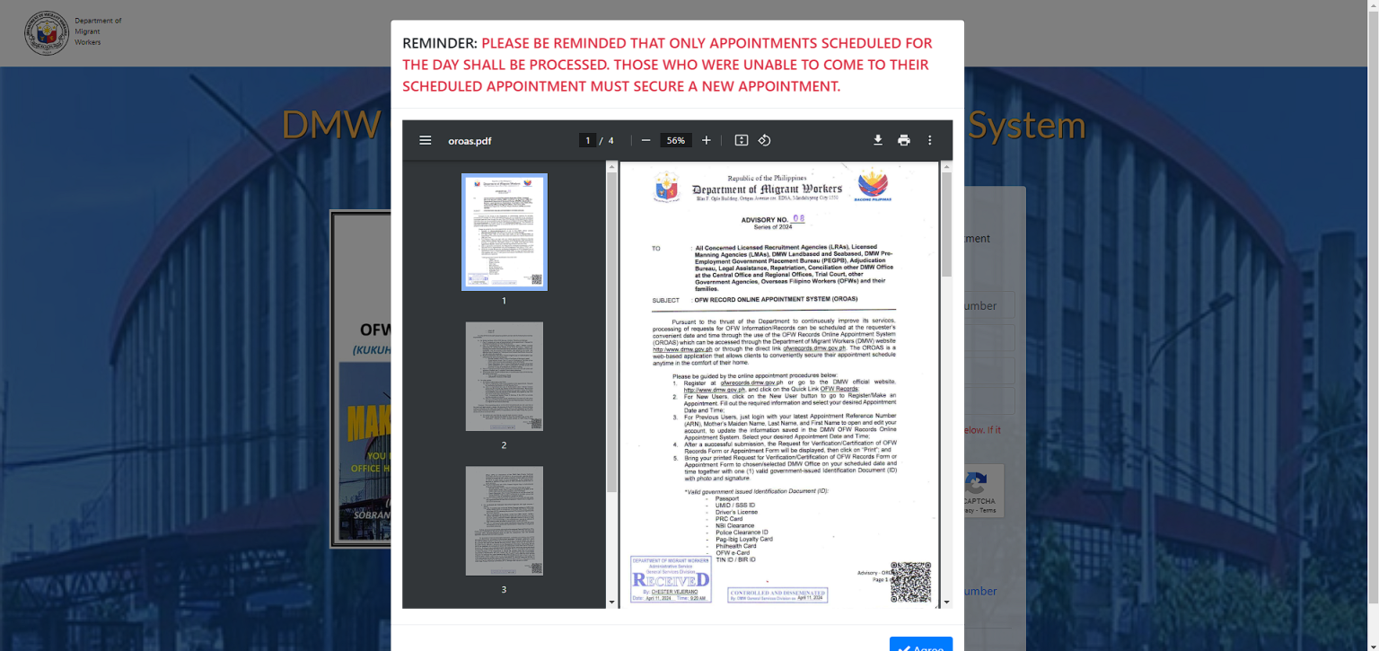 How to book an online appointment to get your OFW records - The ...