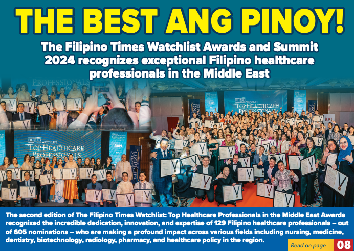 THE BEST ANG PINOY! The Filipino Times Watchlist Awards and Summit 2024 ...