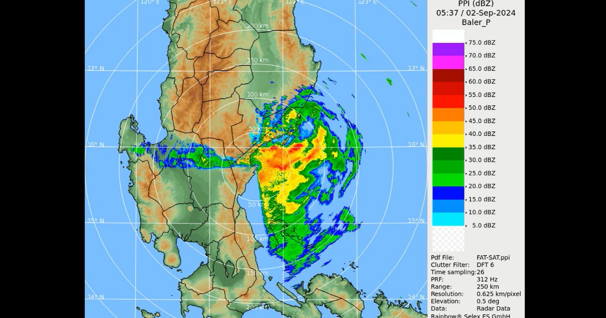 Tropical Storm Enteng makes landfall in Aurora, PAGASA reports - The ...