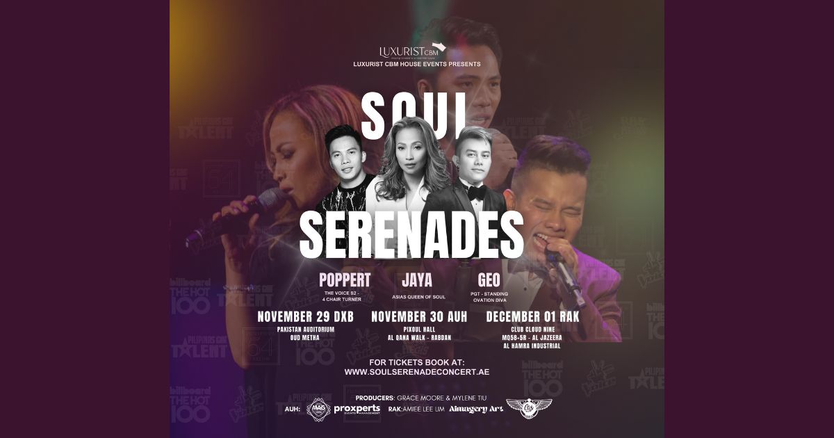 Asia's Soul Diva Jaya is coming to Dubai - The Filipino Times