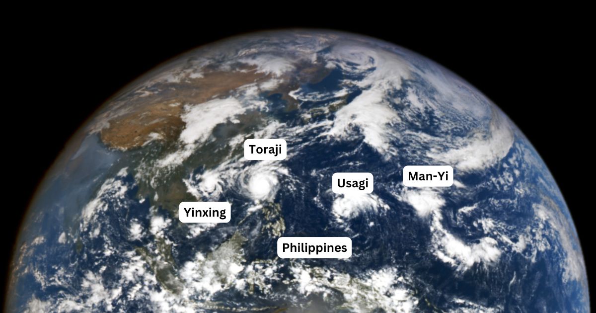 NASA: 4 storms in a row in West Pacific is ‘unusual’ - The Filipino Times