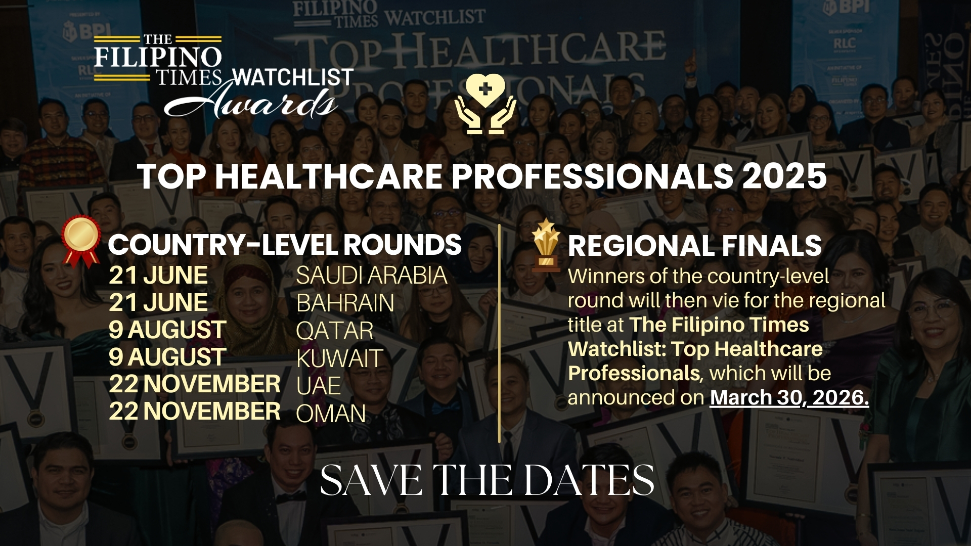 The Filipino Times expands its prestigious Watchlist Awards to country levels before advancing ...