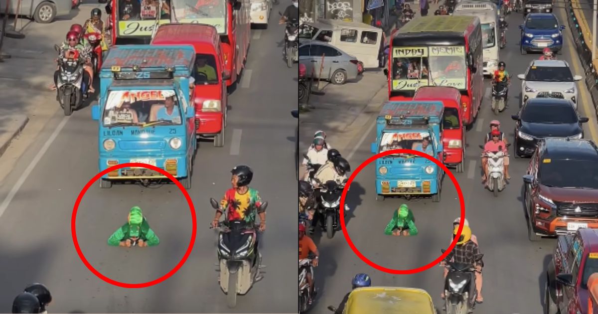 Cebu traffic disrupted by vlogger in snail costume - The Filipino Times