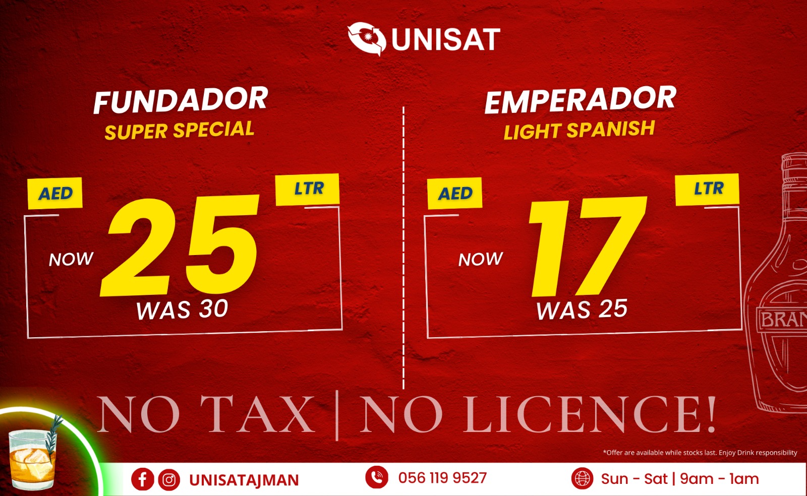 Fundador, Emperador and more Filipino favorites on huge sale at Unisat ...
