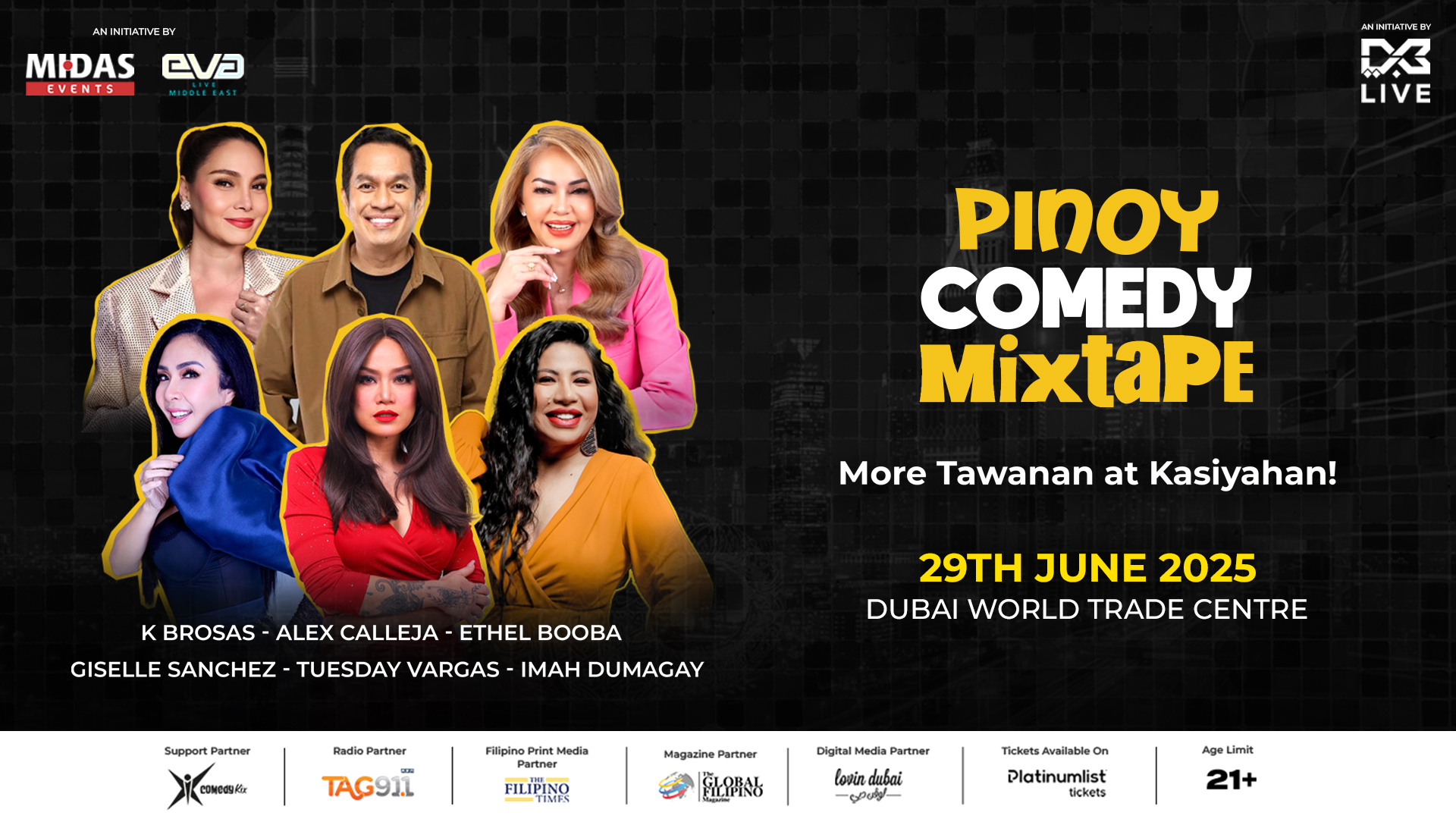 Pinoy Comedy Mixtape set to bring non-stop laughter to Dubai - The Filipino Times