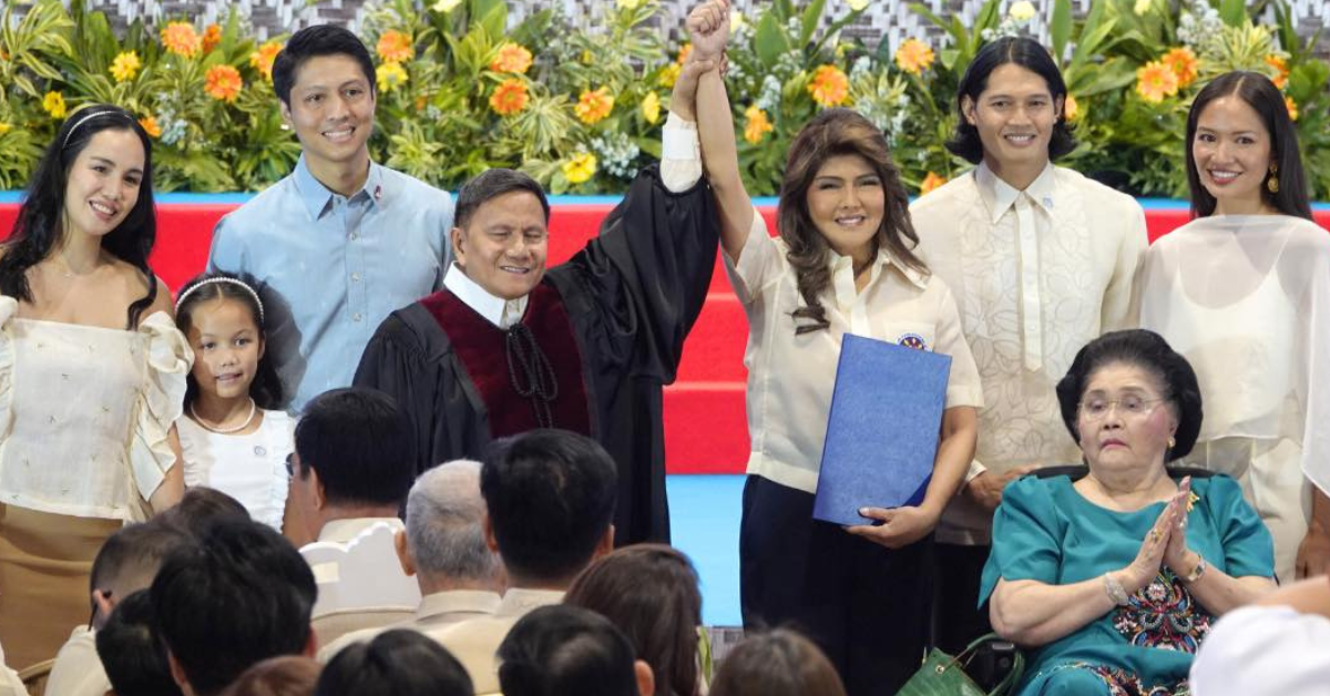 Imee Marcos thanks Dutertes, skips President Marcos in proclamation ...