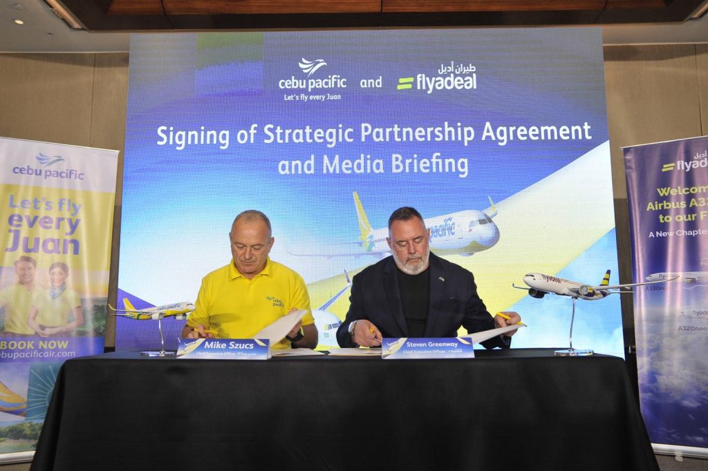 PH’s Cebu Pacific, Saudi Arabia’s flyadeal forge Strategic Partnership ...
