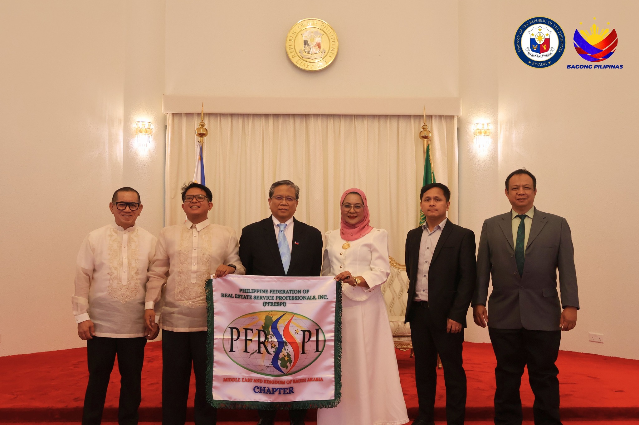 Officials of newly reorganized PFRESPI take oath at Philippine Embassy in Riyadh - The Filipino ...