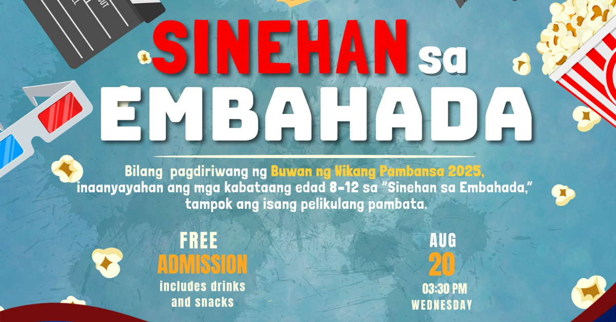 Pinoy kids in Qatar invited to ‘Sinehan sa Embahada’ for Buwan ng Wika ...