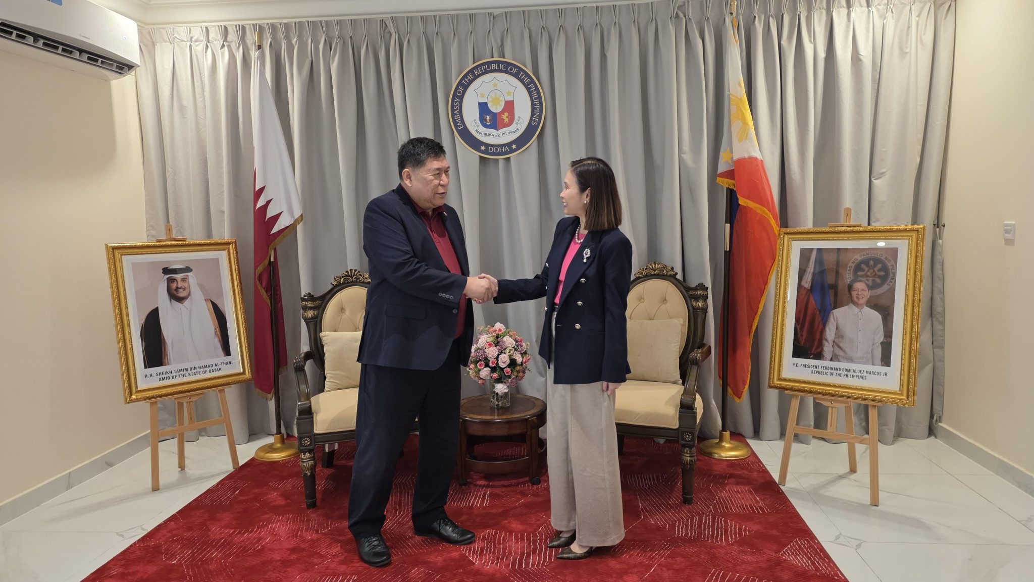 Philippine envoy meets The Filipino Times, NPM Group to champion Filipino excellence in Qatar ...