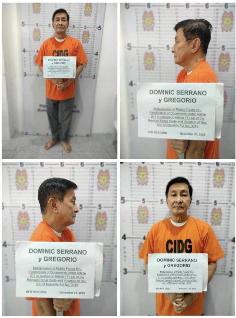 Malacañang releases mugshots of six arrested over flood control project ...
