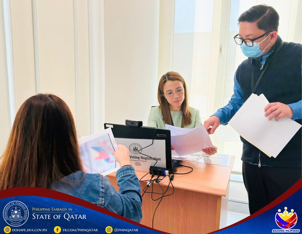 Overseas voting registration starts at Philippine Embassy in Qatar ...